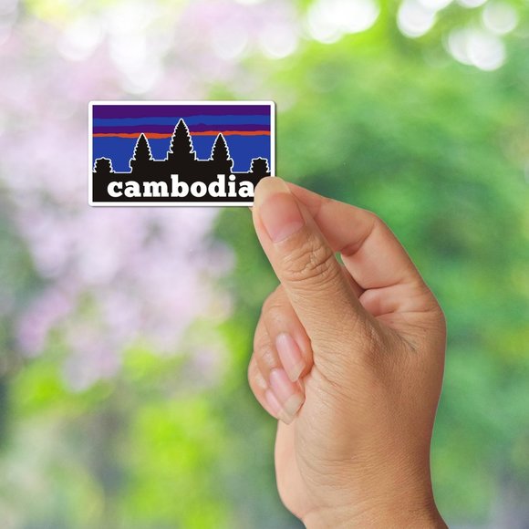 Hand Crafted | Office | Khmer Sticker Cambodia Sticker For Water Bottle ...